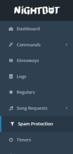 [Nightbot]Spam Protectionの使い方を解説