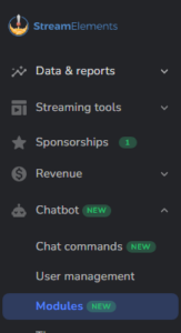 StreamElementsのModulesについて解説