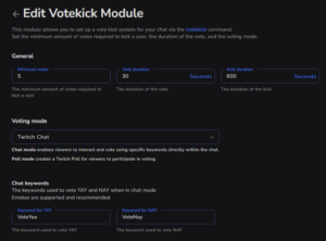 StreamElementsのModulesについて解説